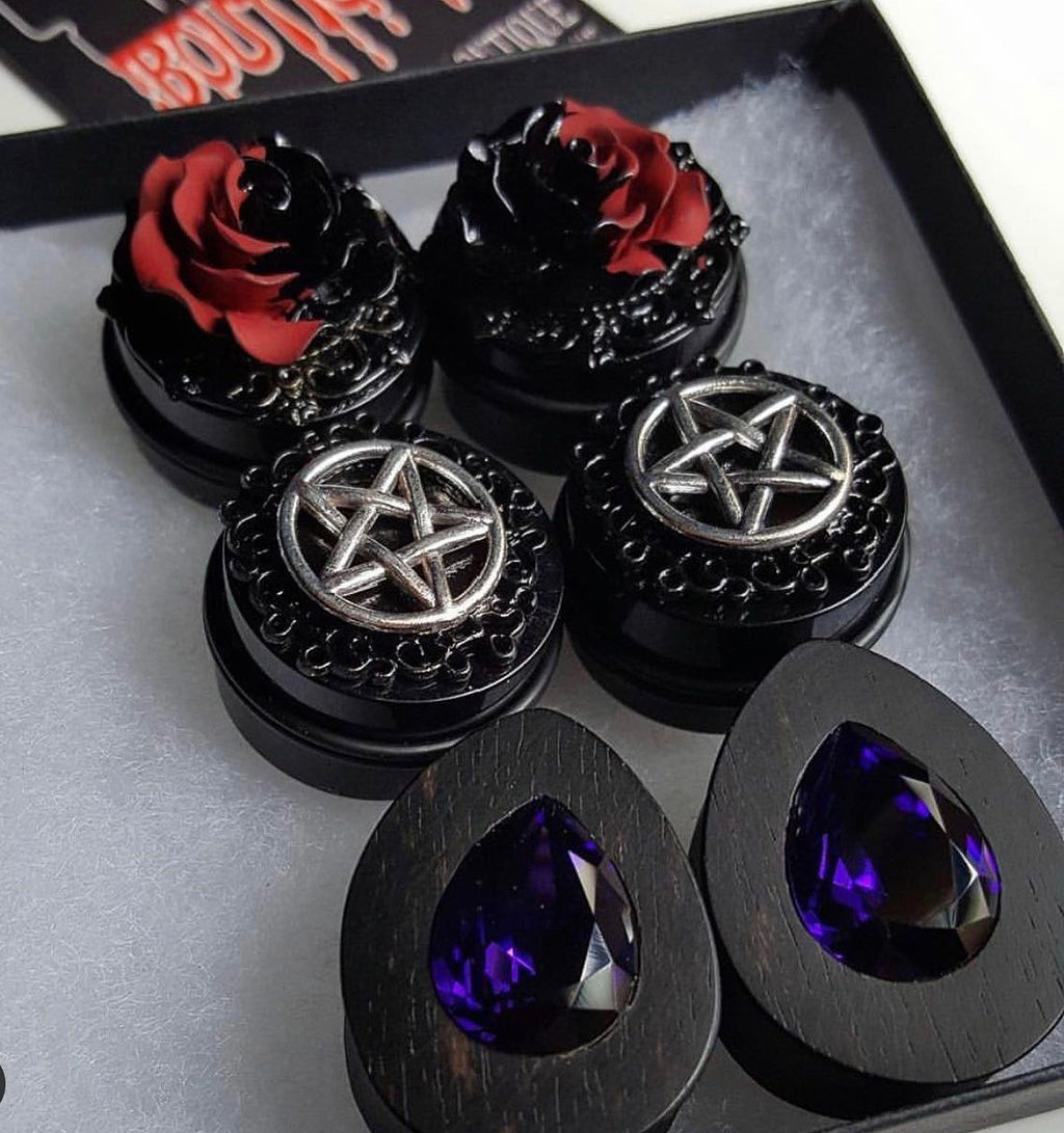 Handmade Plugs and Gauges Jewelry for Stretched Lobes. – Love Kills ...